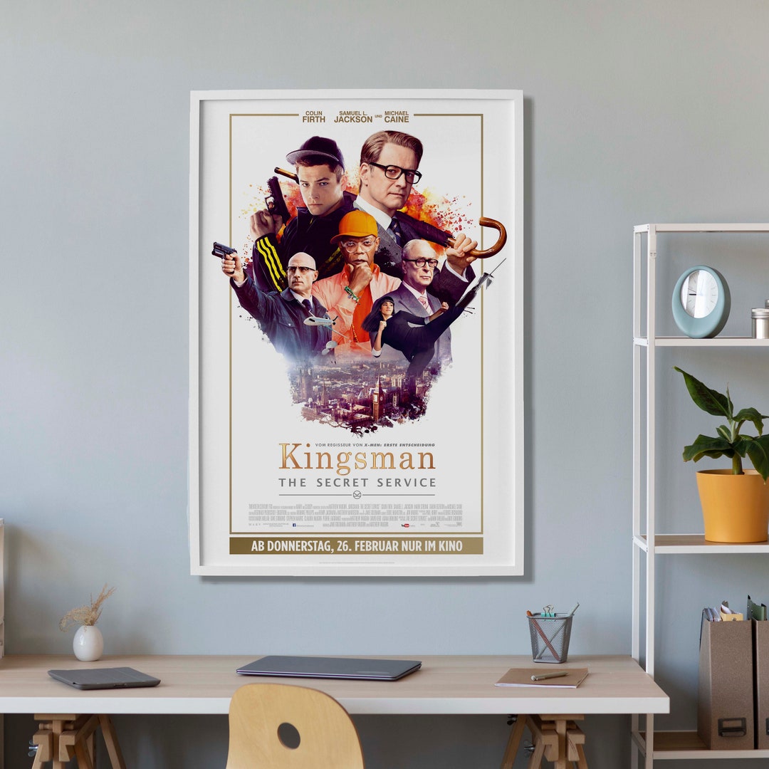 Kingsman the Secret Service Movie Poster, Canvas Poster, Room ...