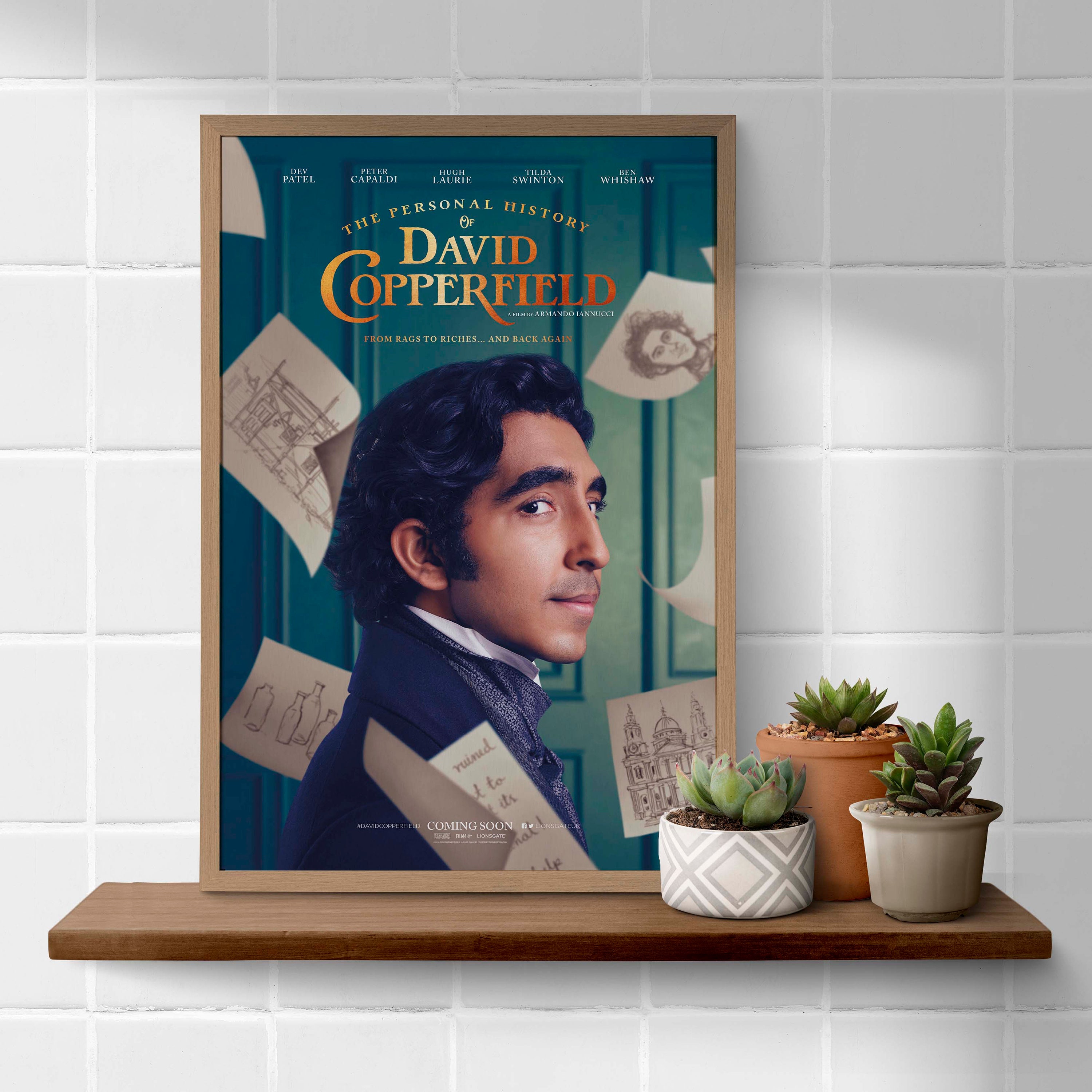 The Personal History of David Copperfield Movie Poster, Canvas Printed ...