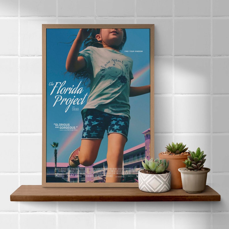 The Florida Project Movie Poster, Canvas Printed Posters, Room ...