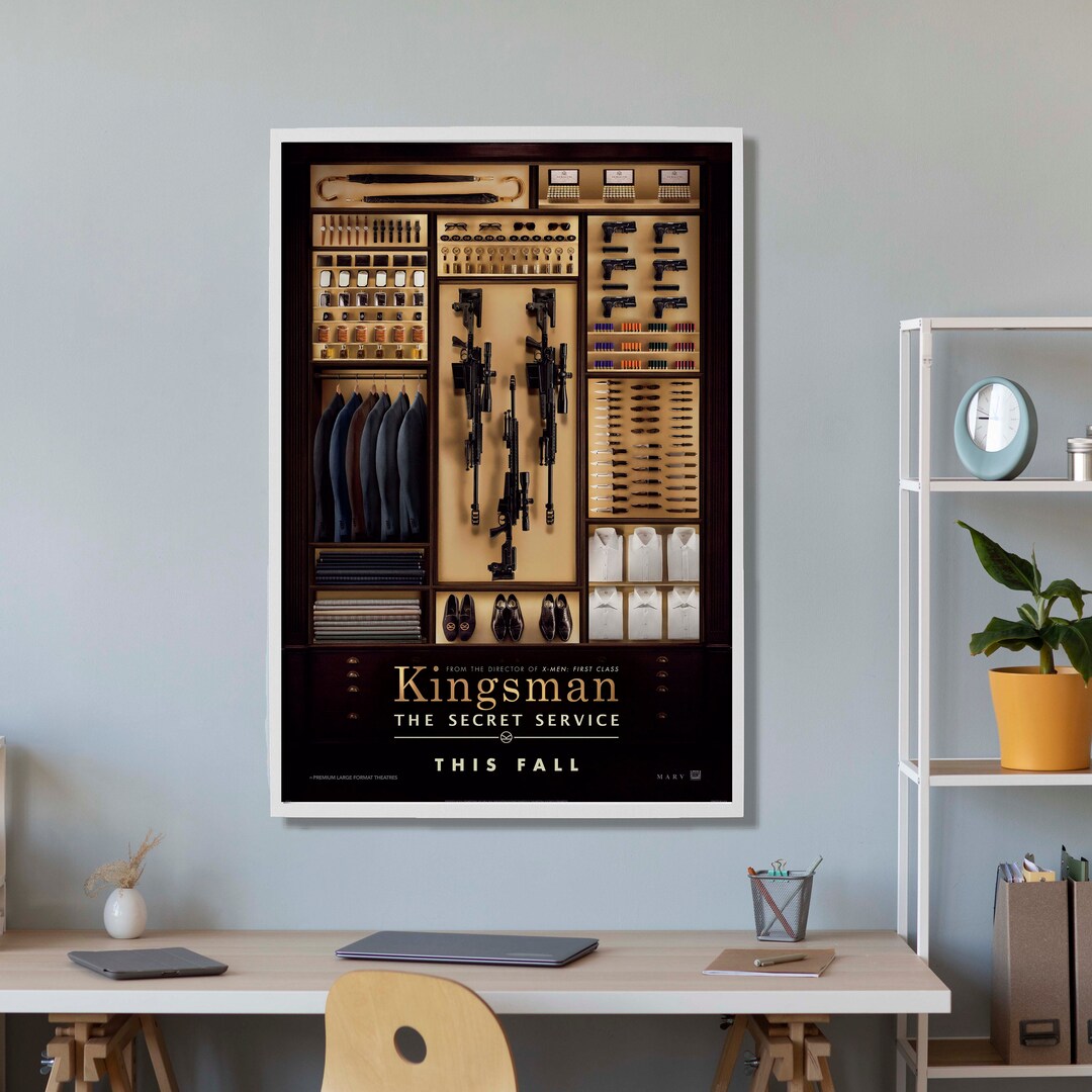 Kingsman the Secret Service Movie Poster, Canvas Poster, Room ...