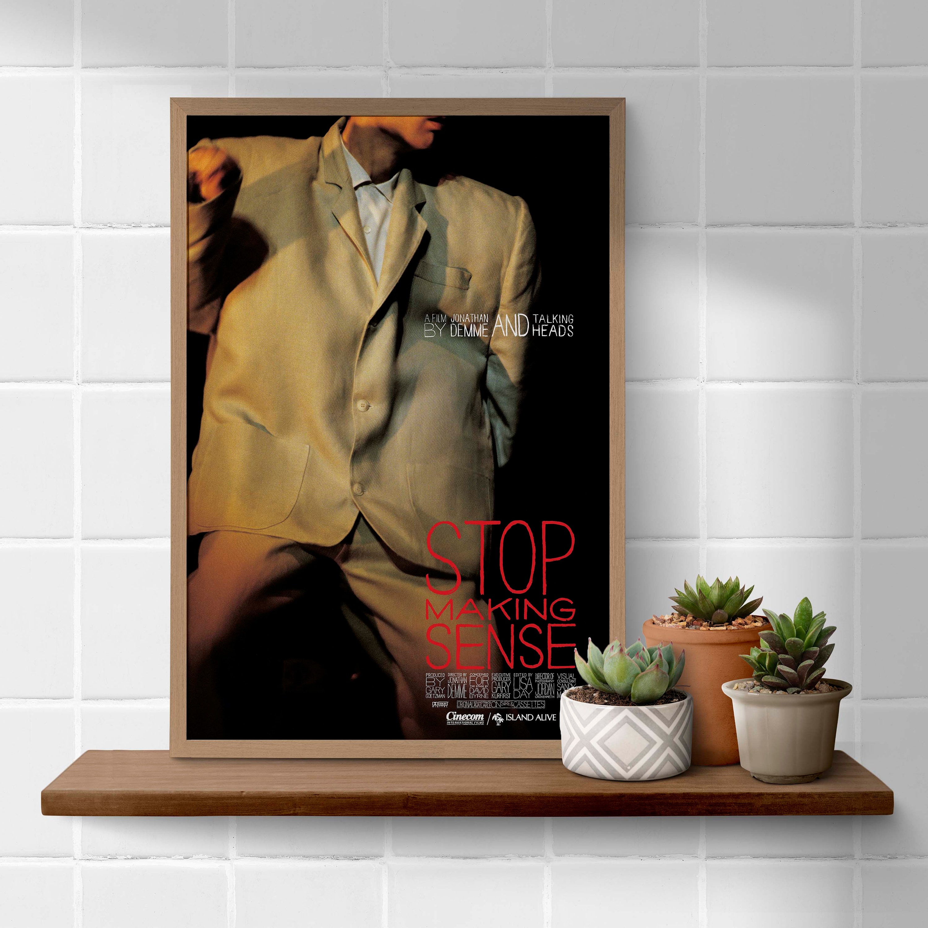 Stop Making Sense Movie Poster, Canvas Poster, Room Decoration, Perfect ...