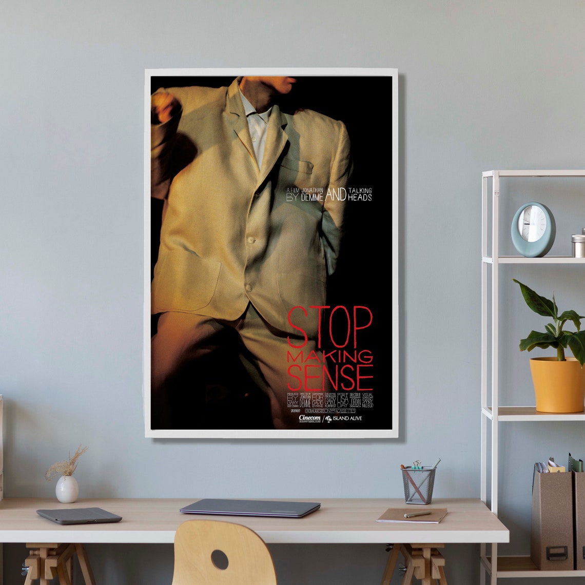Stop Making Sense Movie Poster, Canvas Poster, Room Decoration, Perfect ...