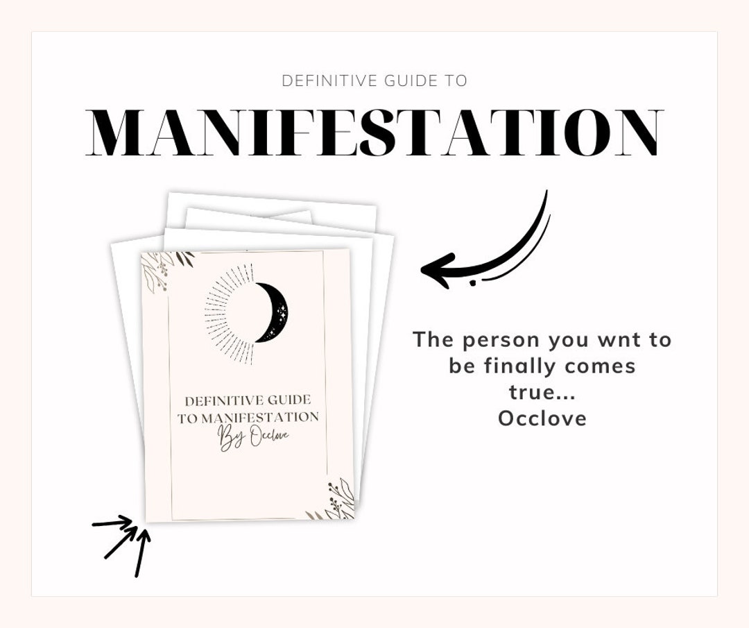 Definitive Guide to Manifestation. Dowload PDF to Print - Etsy