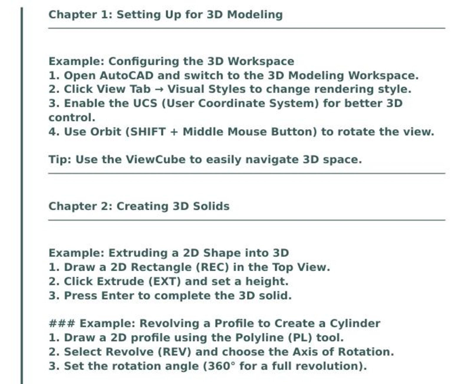 Autocad Manual Guide for Beginners | Engineering CAD Ebook PDF - Etsy
