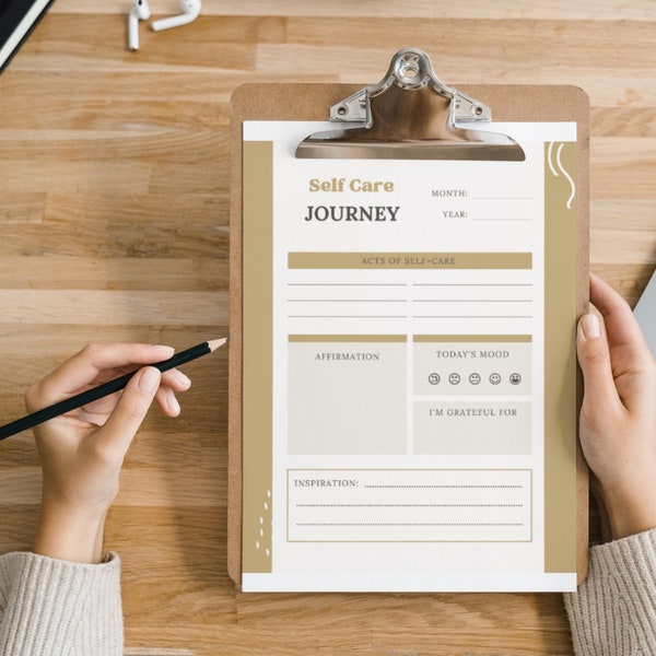 Self Care Journal - Etsy