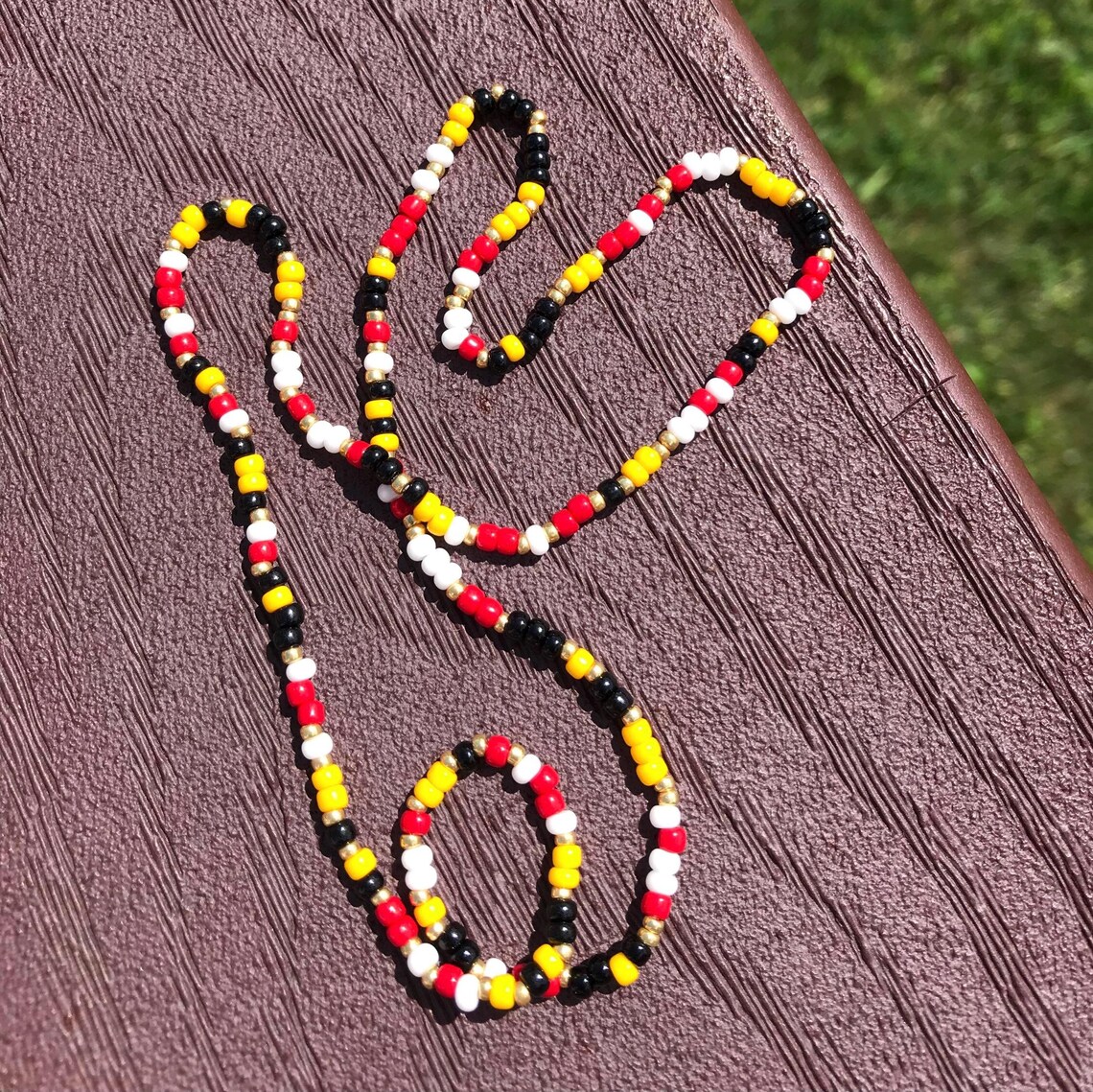 Maryland Beaded Necklace: MD Flag State Pride Jewelry, University of ...