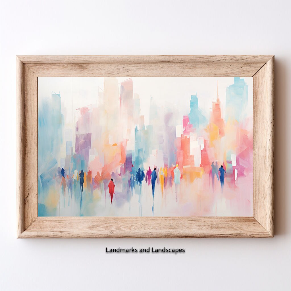 English Countryside PRINTABLE Digital Downloadable Print Landmarks and ...