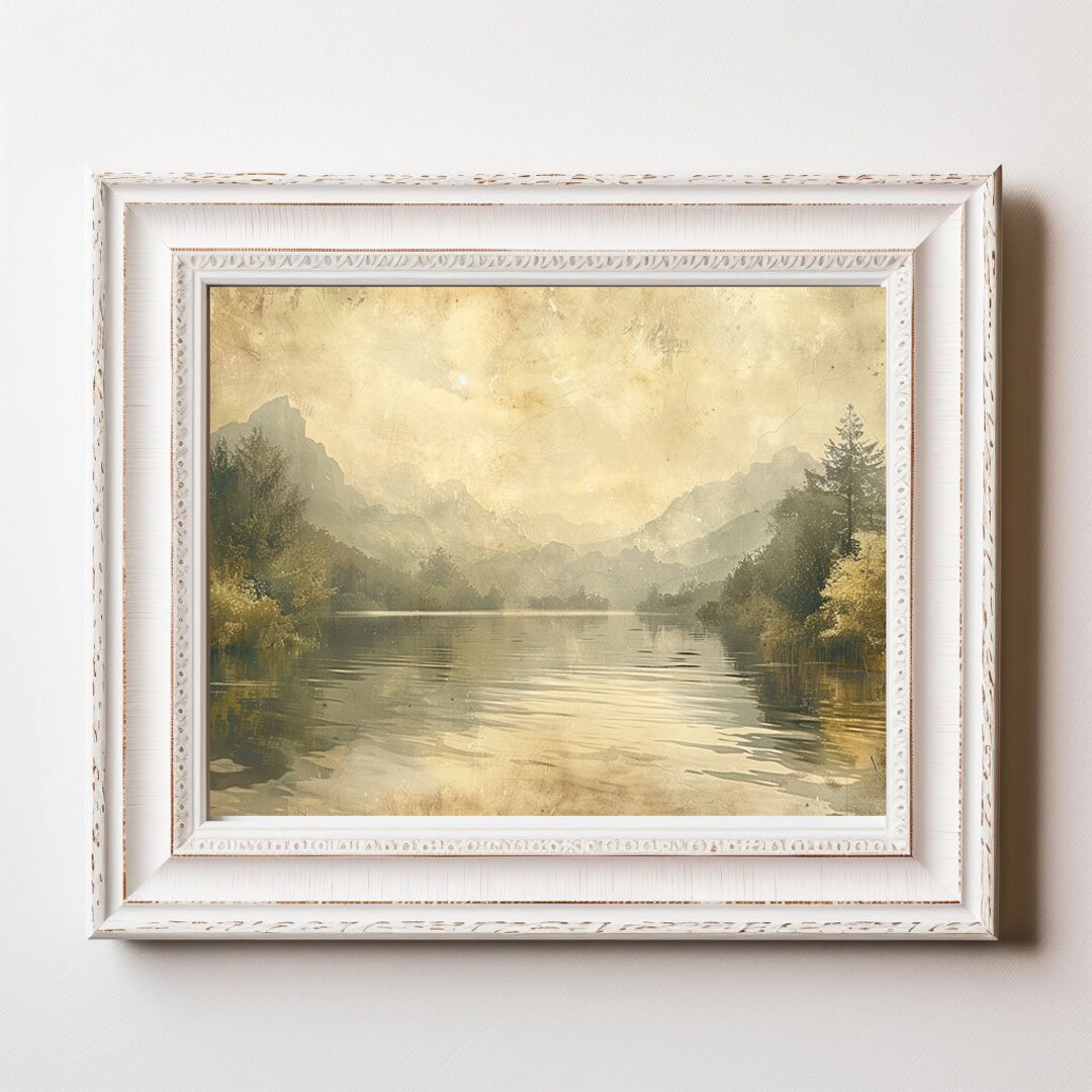 Lakeside View | PRINTABLE Digital Downloadable Print | Landmarks and ...