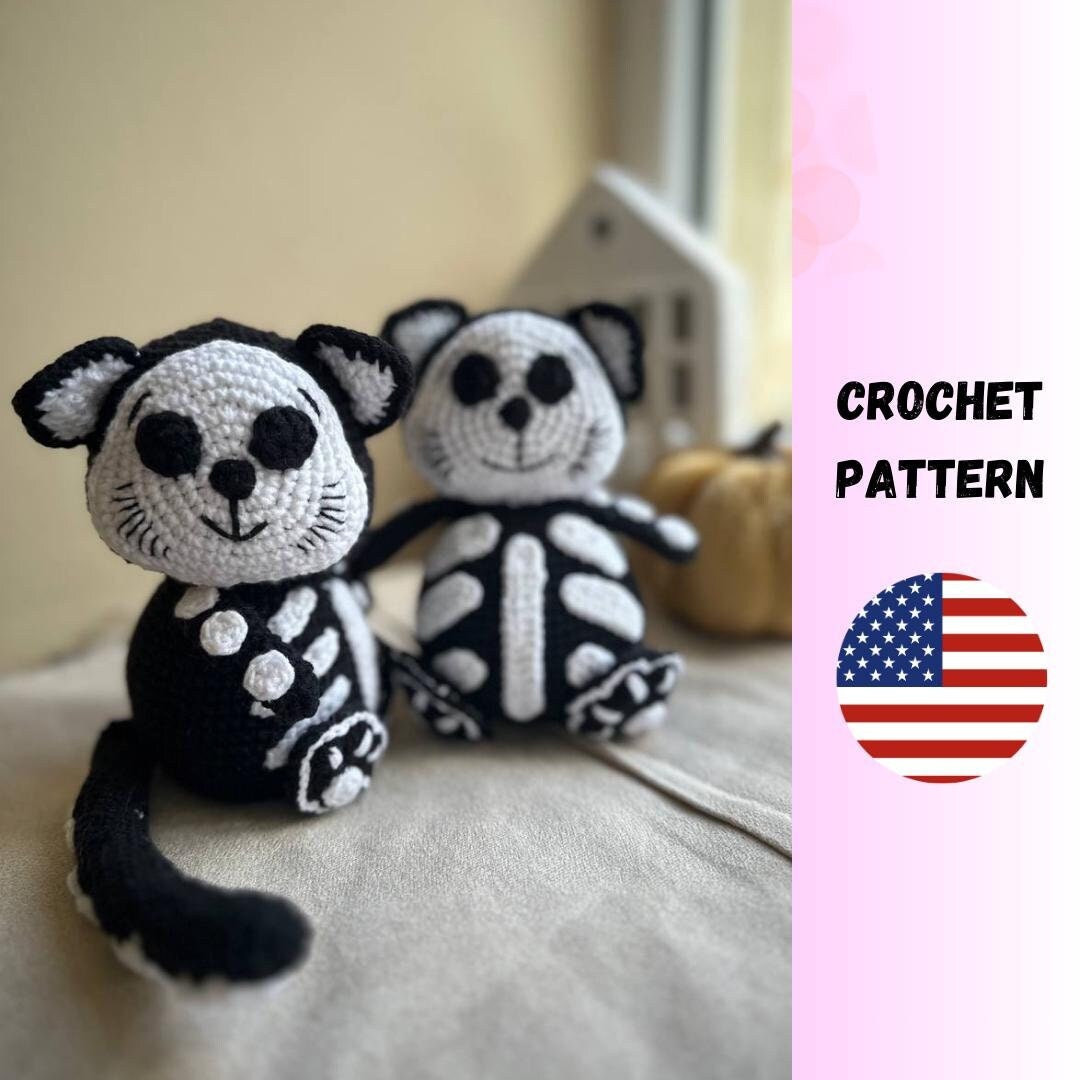 Halloween Cat Crochet Cat Pattern Amigurumi Halloween Halloween Crochet ...