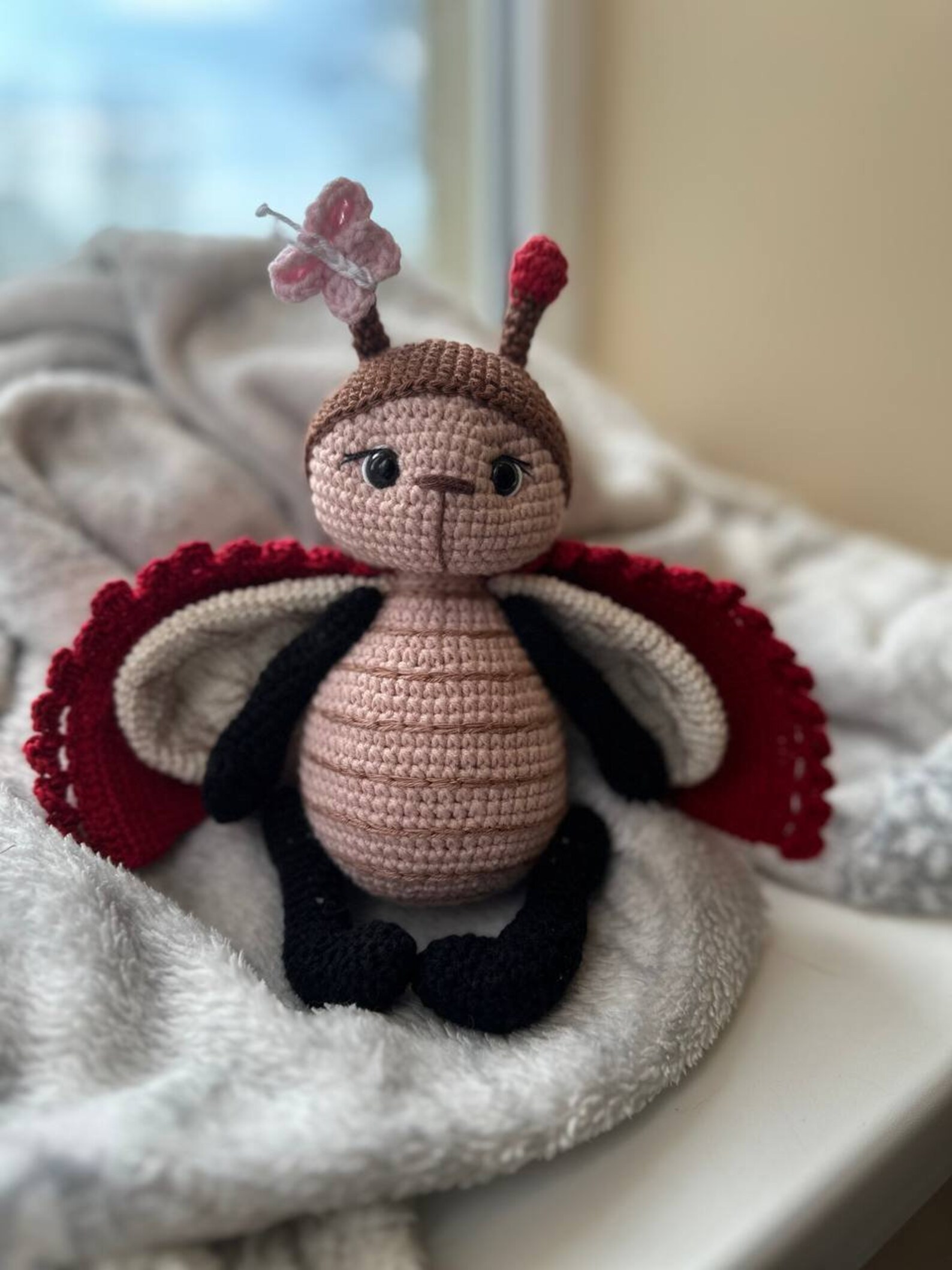 Ladybug Crochet Pattern, Amigurumi Doll, Handmade Toy - Etsy Australia