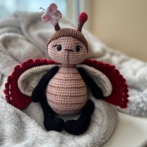 Ladybug Crochet Pattern Amigurumi Doll Crochet Animals Toy Handmade ...