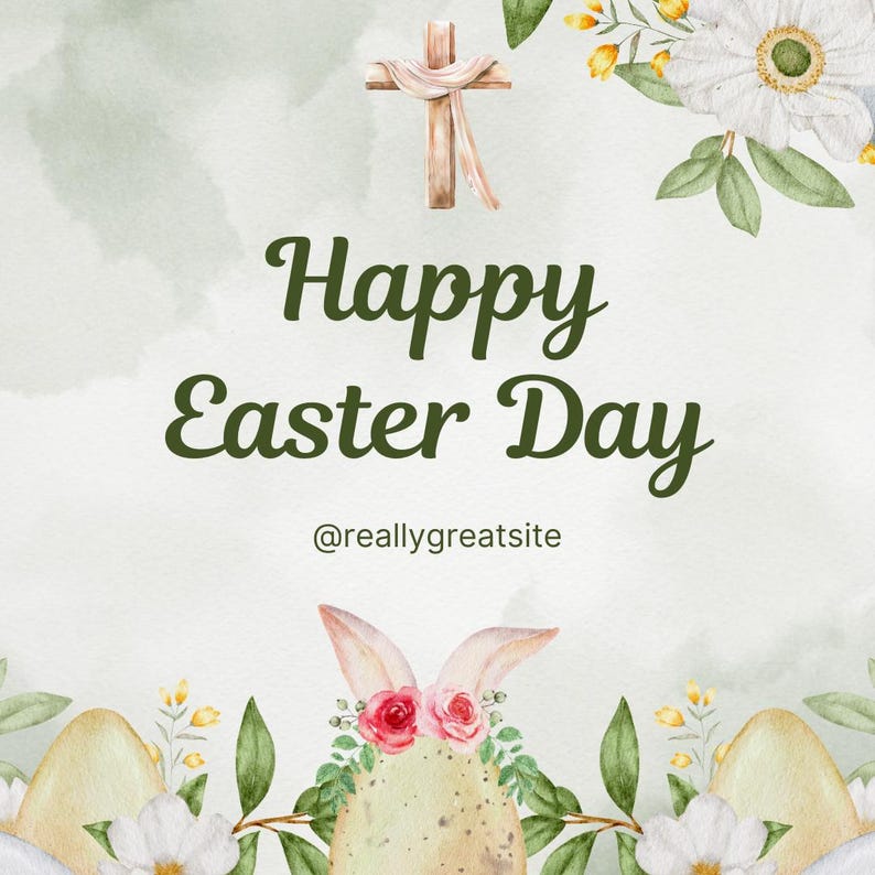 Christian Easter Theme Clipart - 70 PNG Files for Your Creative ...