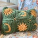 Sun and Moon Celestial Crochet Pillow Pattern – Mustard Yellow and ...