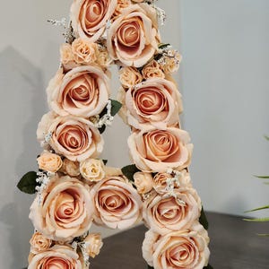 Birthday Sign Decor Pink Flower Number 8 Decoration Custom Floral ...