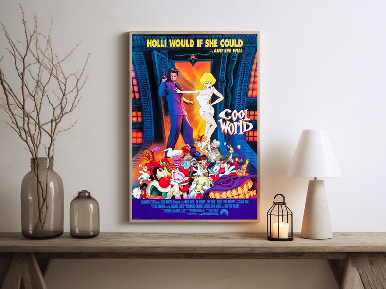 Cool World Movie Poster 2024 Film Poster Gift/vintage Poster Room Decor Wall Art Canvas Prints ...