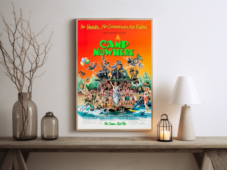Camp Nowhere Movie Poster 2024 Film Poster Gift/vintage Poster Room ...