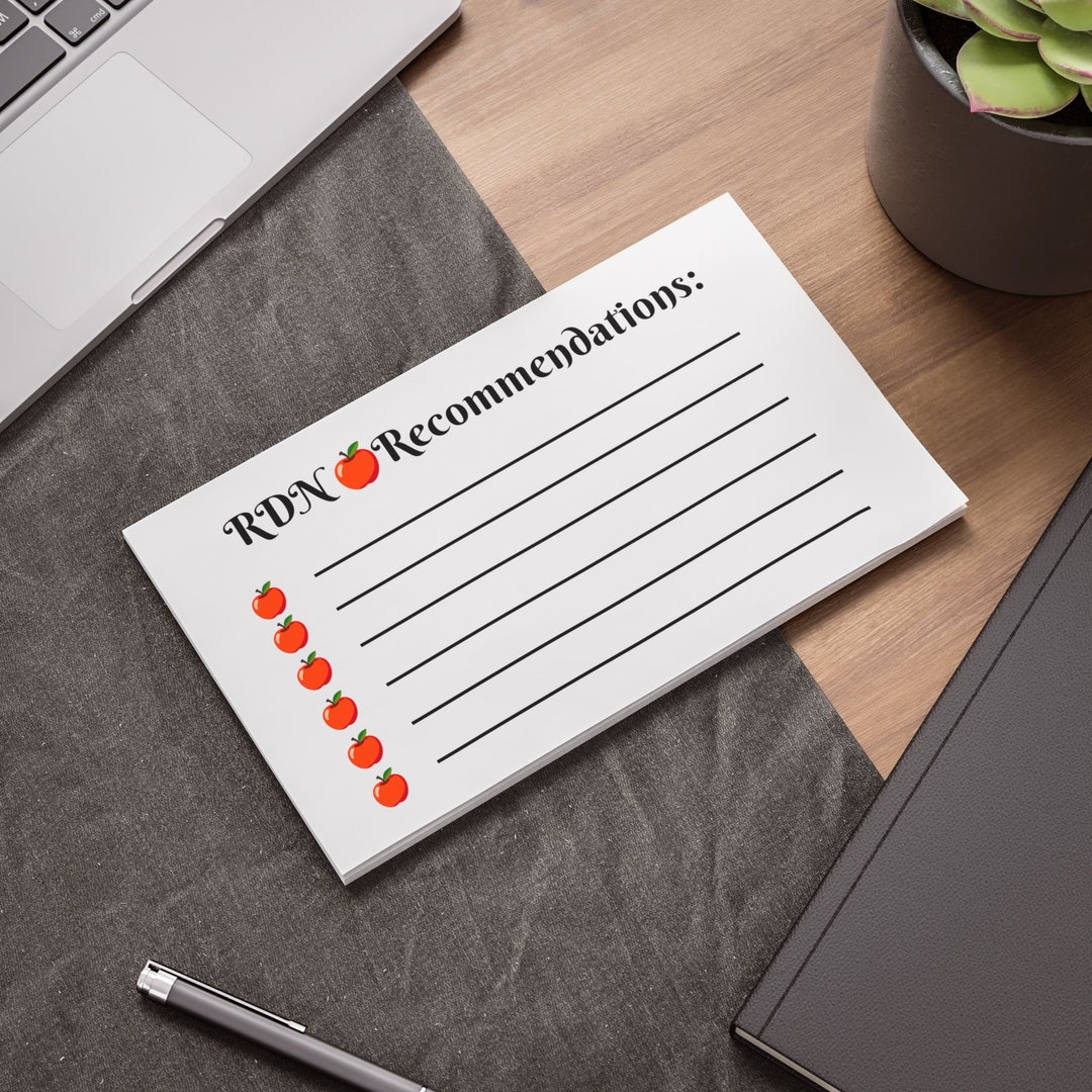 Dietitian Post-it® Note Pads - Etsy