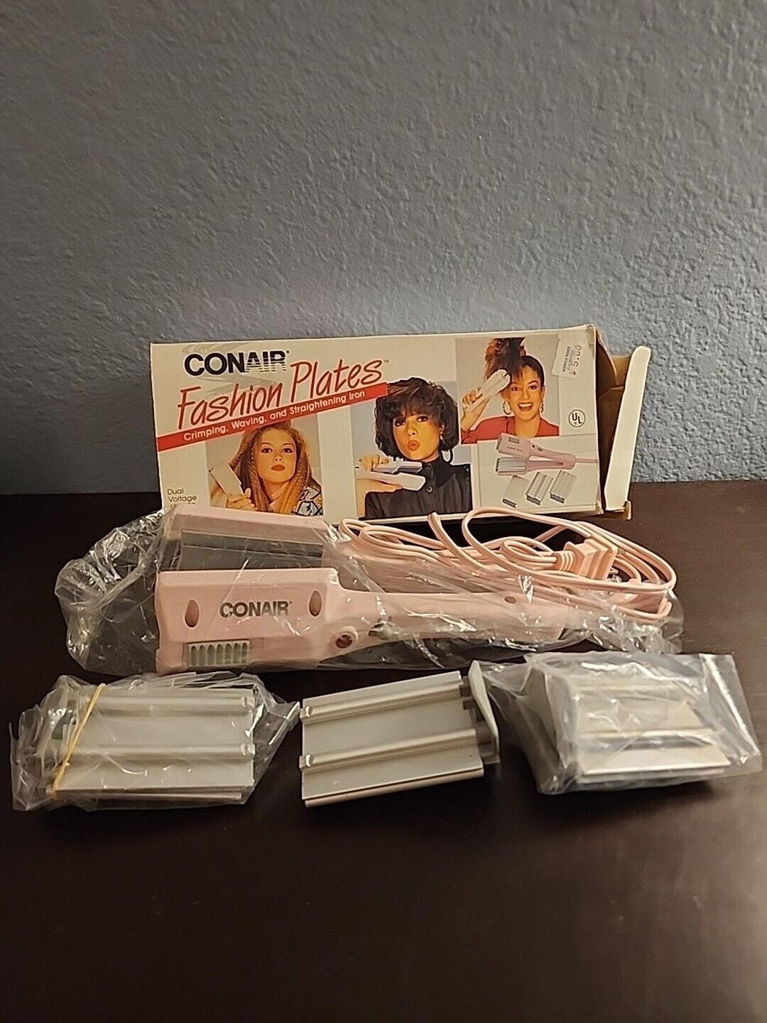 Vintage Conair 80s Fashion Plates Hair Crimper Waving Flat Plates - Etsy