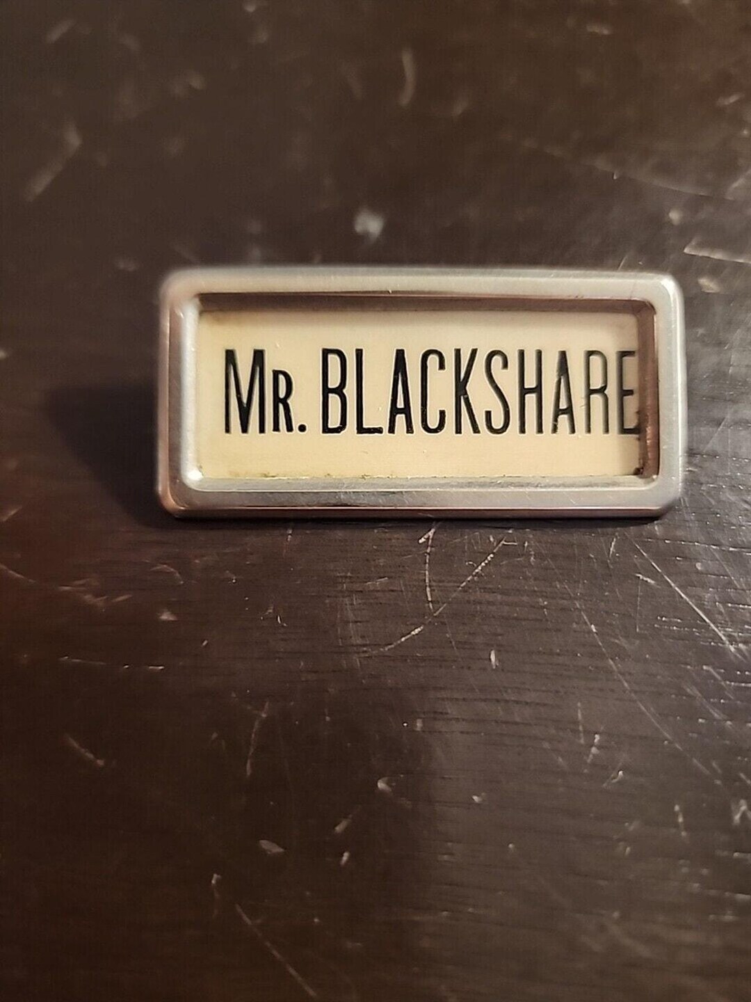 Vintage Name Tag Holder Badge ID Pin Pinback - Etsy