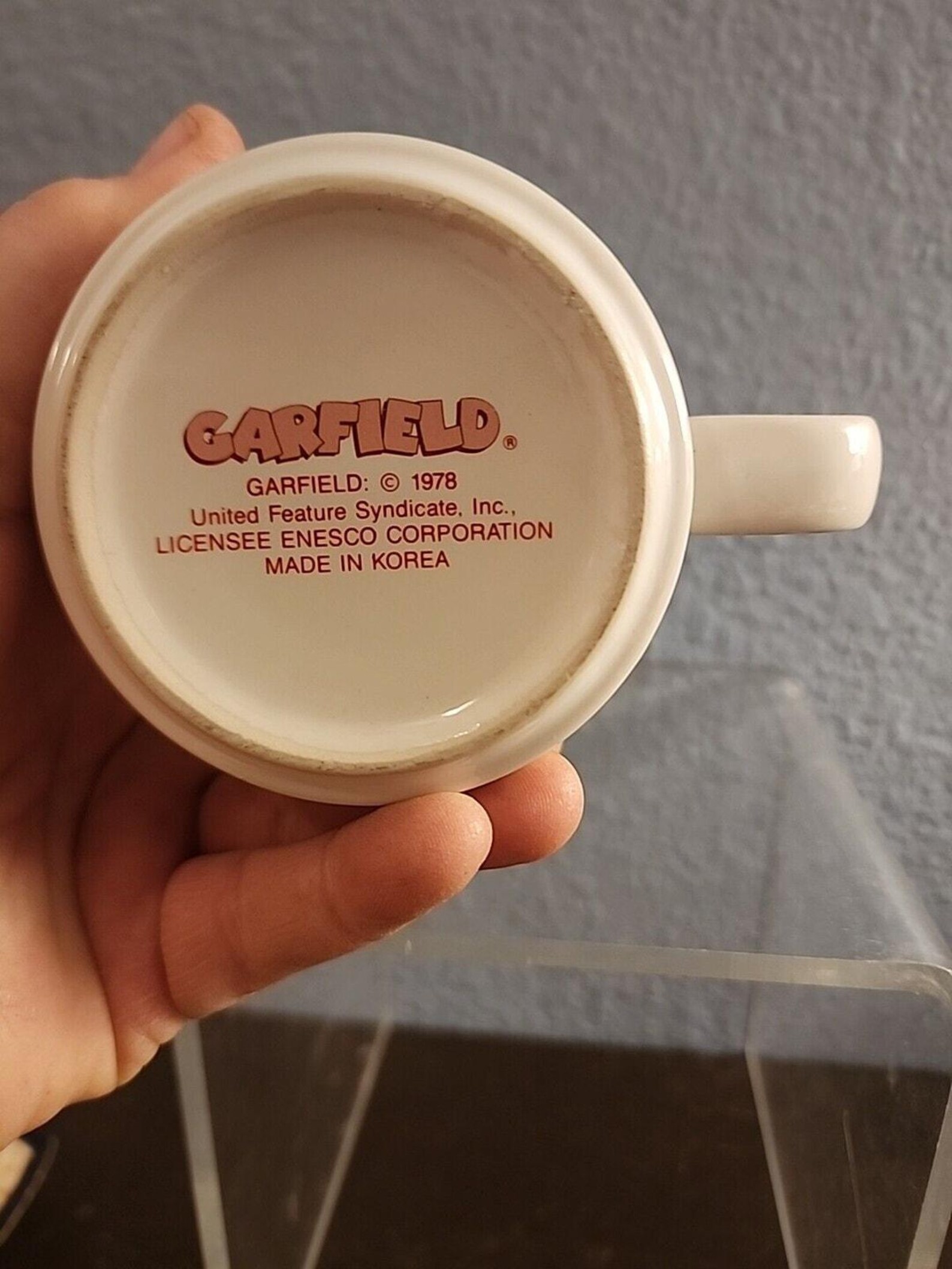 Vtg 1978 Garfield Love is Like Candy You Can Never Get Enough Coffee ...
