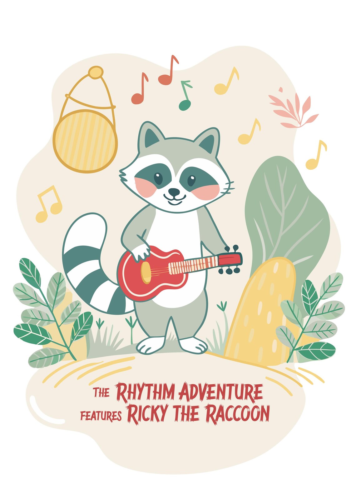 The Rhythm Adventure Features Ricky the Raccoon | Kids Book | PDF Book ...