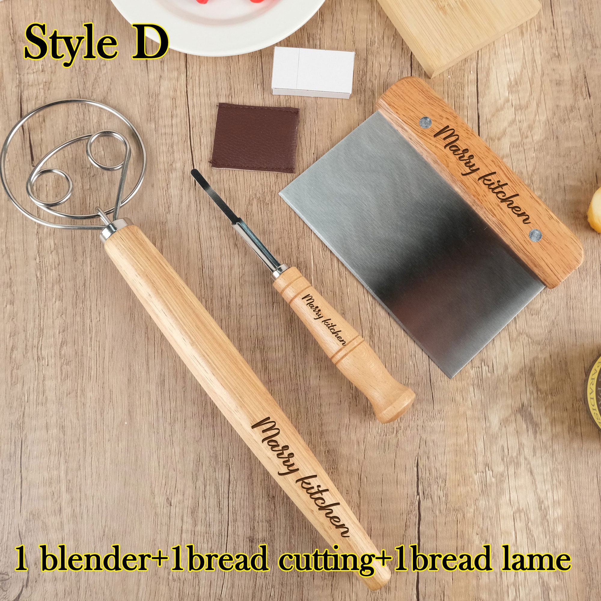 Personalized Wooden Dough Whisk, Custom Danish Dough Whisk, Engrave ...