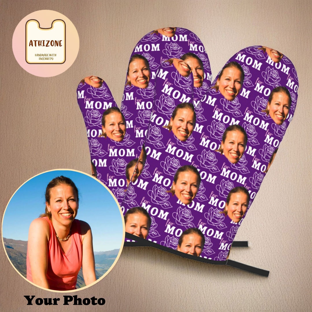 Custom Face Oven Mitt, Personalized Photo Mitt, Custom Oven Mitt ...