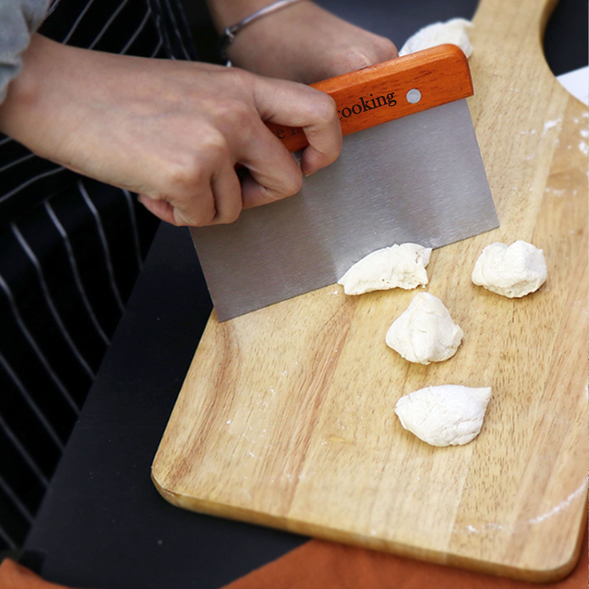 Personalized Dough Scraper, Custom Stainless Steel Dough Bench Scraper ...
