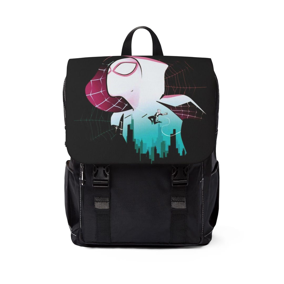 Shoulder Backpack Spider Ghost White Pink Black Luggage Back to School ...