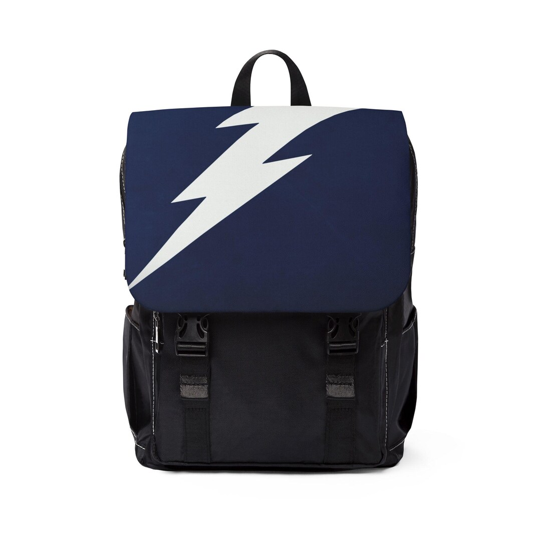 Lightning Bolt Backpack, Stylish Book Bag, Trendy Daypack for Students ...