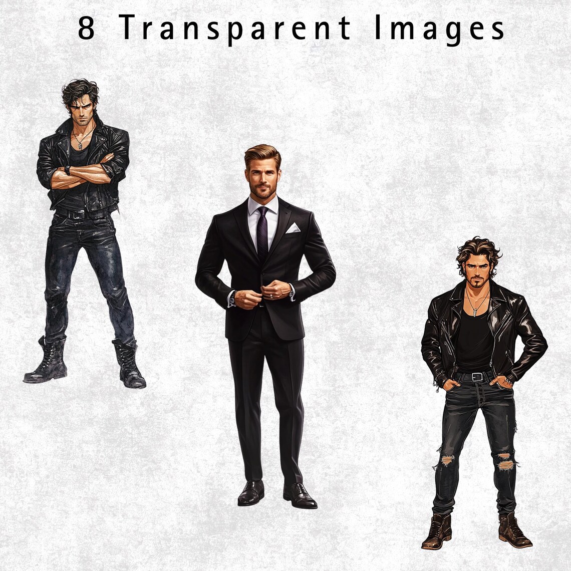 Book Boyfriend Clipart, Watercolour Boyfriend, Vampire, Surfer Boy ...