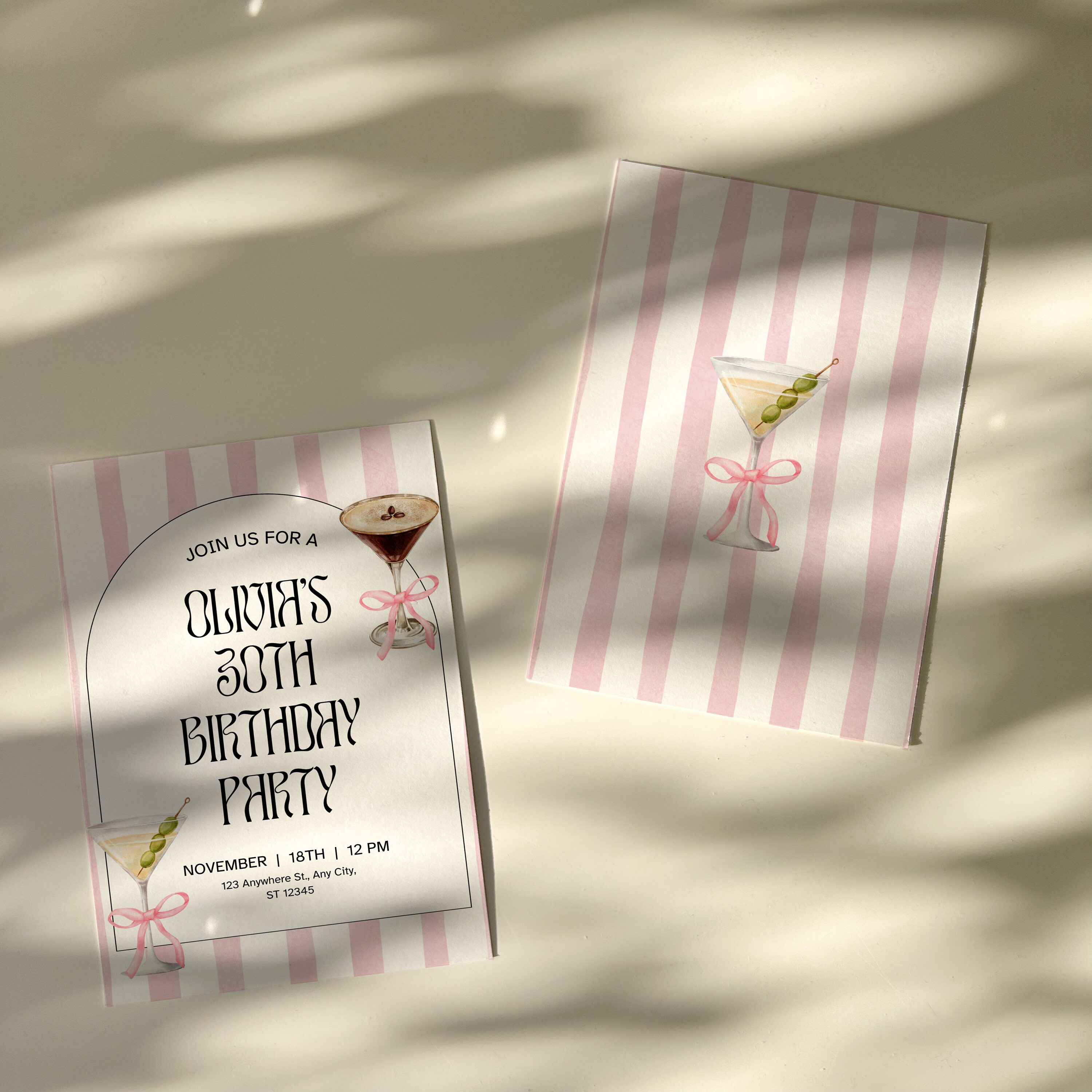 Birthday Card, 30th Birthday Invitation, 26th Birthday Invitation, 29th ...