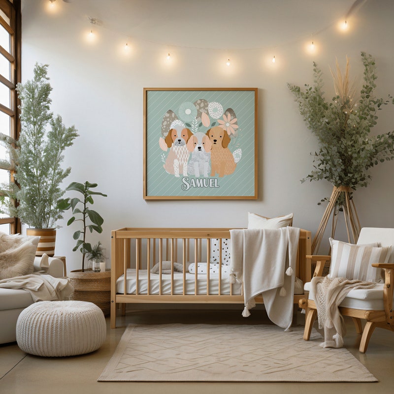 Dog Nursery Art - Etsy