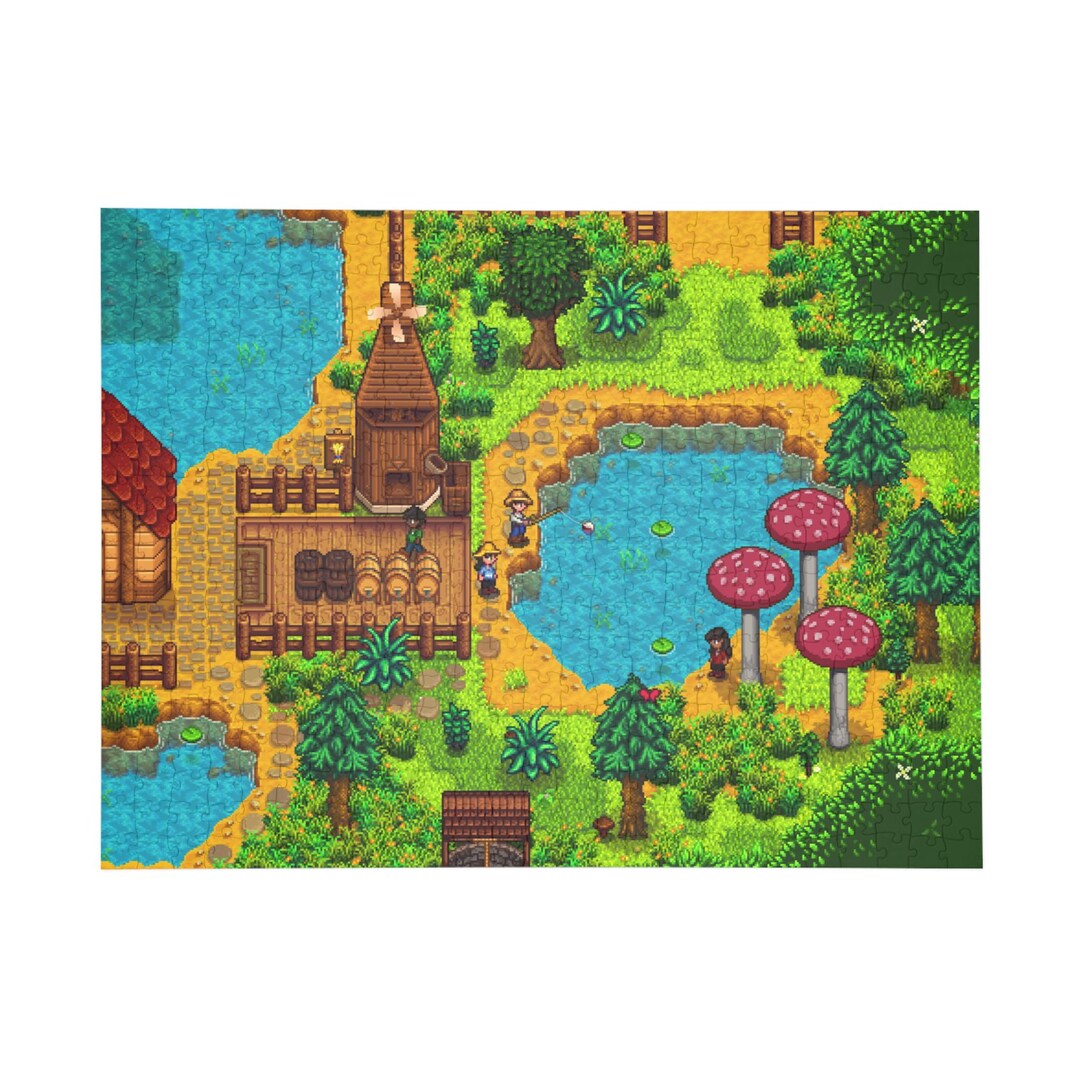 Stardew Valley Puzzle (96, 252, 500, 1000-piece), Jigsaw Puzzles, Video ...