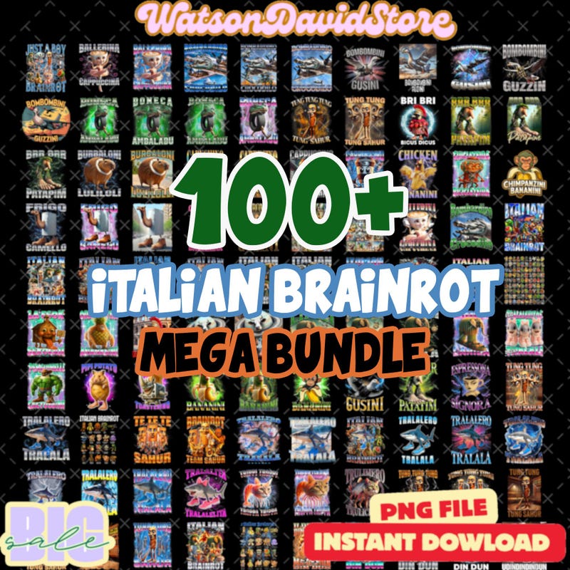 Brainrot Stickers - Etsy