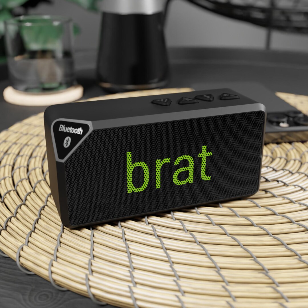 Brat Bluetooth Speaker | Brat Speaker | Birthday Gift for Teen | Funny ...