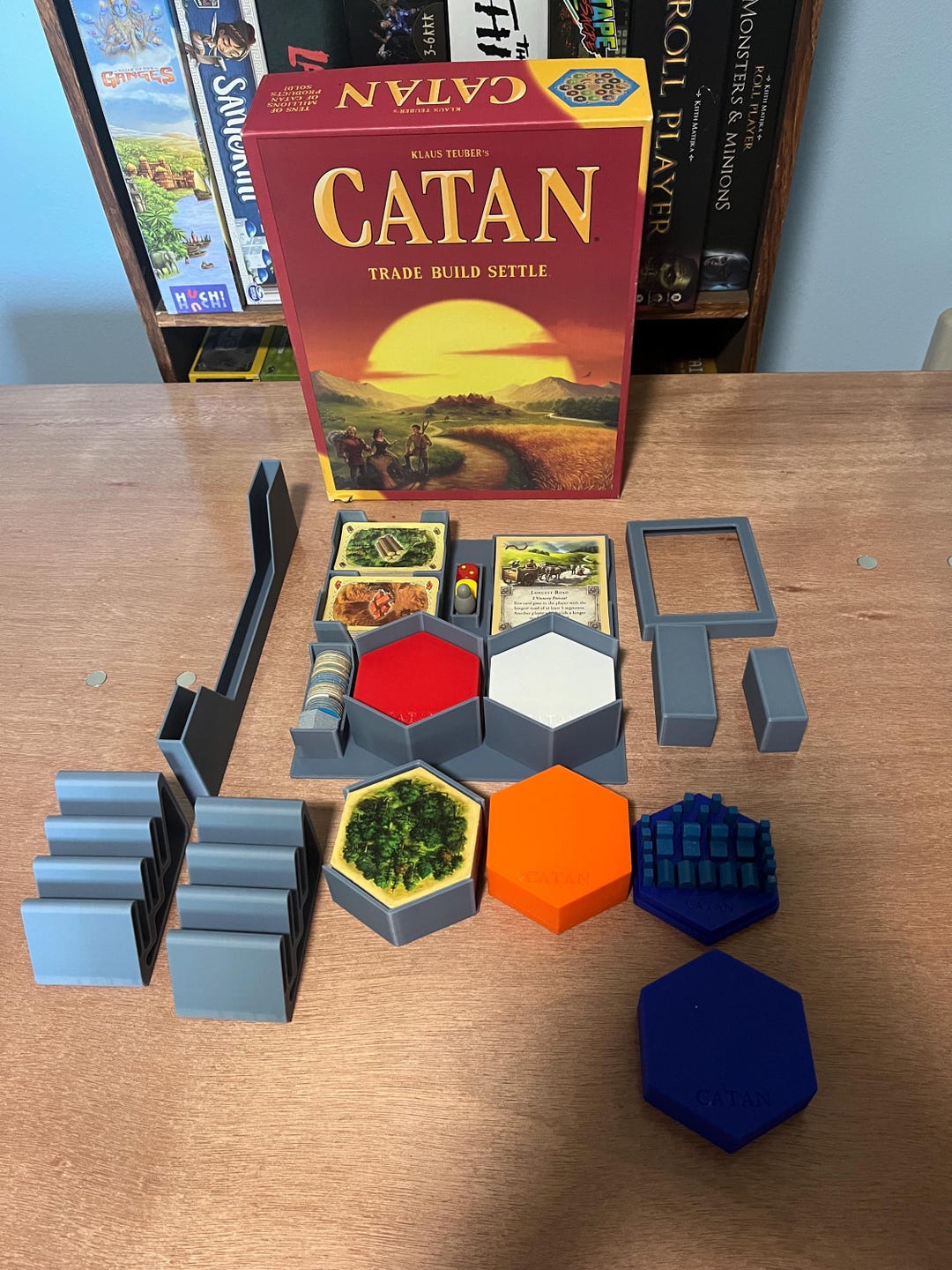 Base Settlers of Catan Storage Solution and Token Boxes. - Etsy