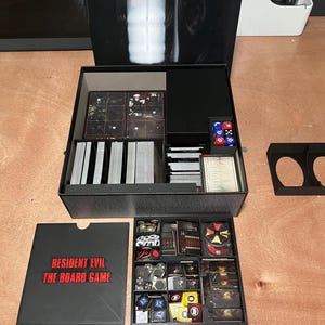 Resident Evil the Board Game Storage Solution Insert With Card Holders ...