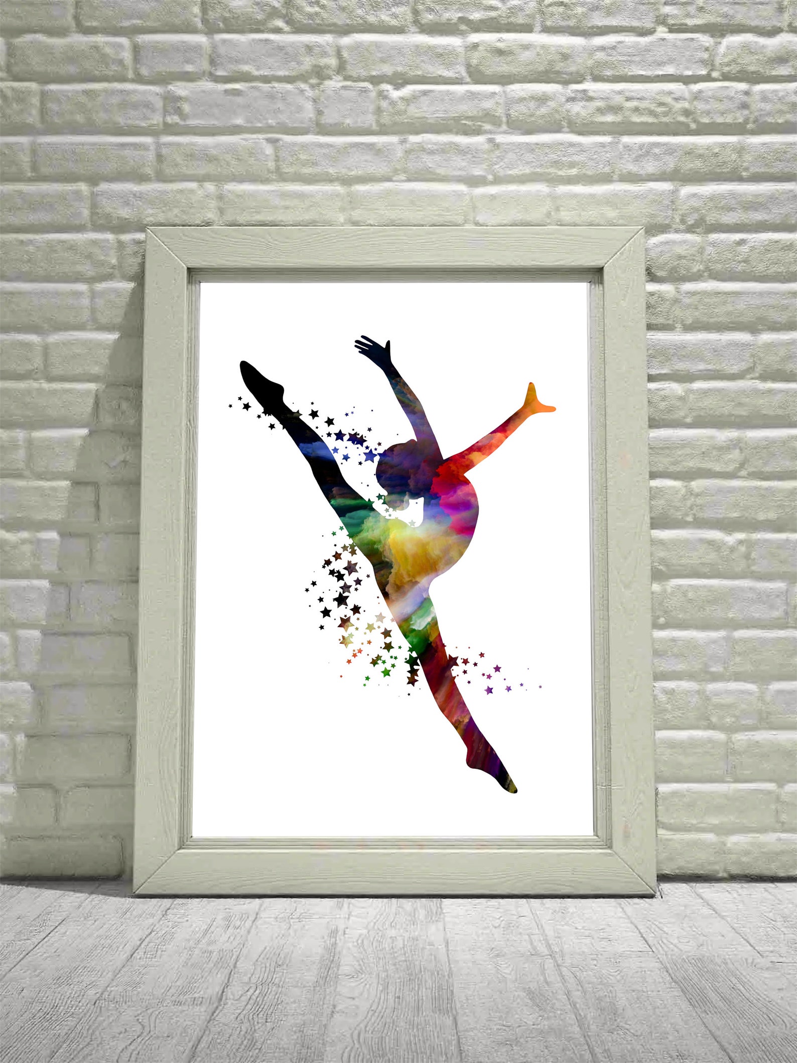 Gymnastic Girl Prints Set of 3 Posters Aerobic Gymnast Wall Art Gift ...