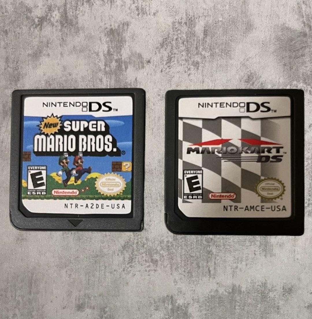 Super Mario Bros & Mario Kart DS for Nintendo DS Tested working - Etsy