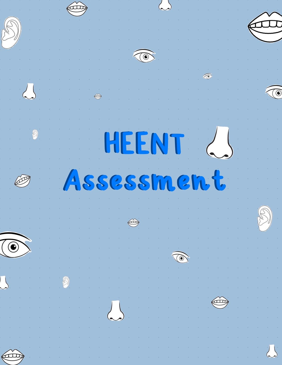 HEENT Assessment - Etsy