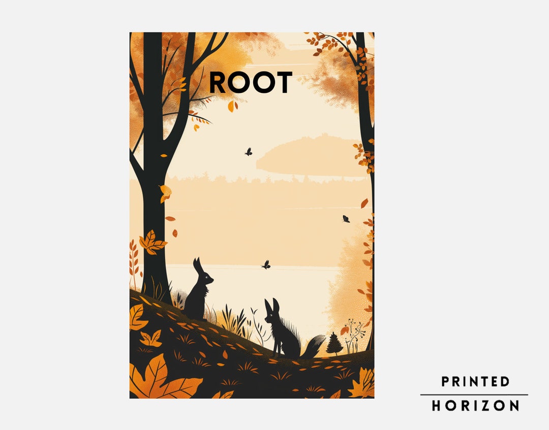 Root Board Game, Downloadable Print, Boardgame Poster, Family Board ...