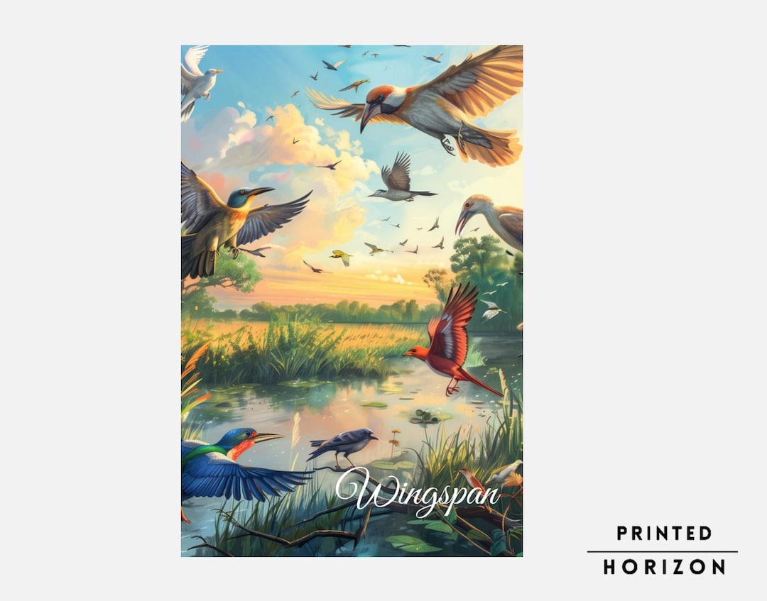 Wingspan Board Game, Downloadable Print, Boardgame Poster, Family Board ...