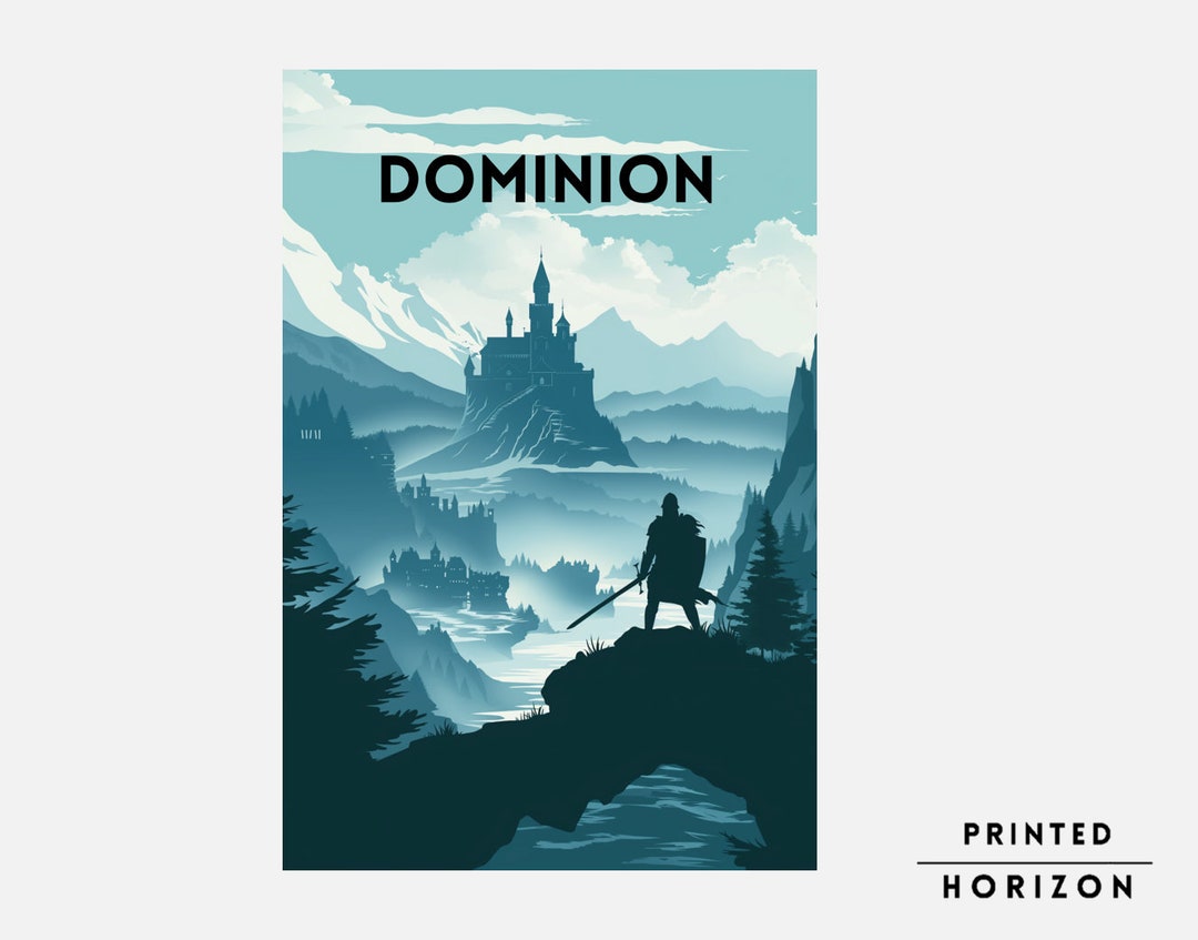 Dominion Board Game, Downloadable Print, Boardgame Poster, Family Board ...