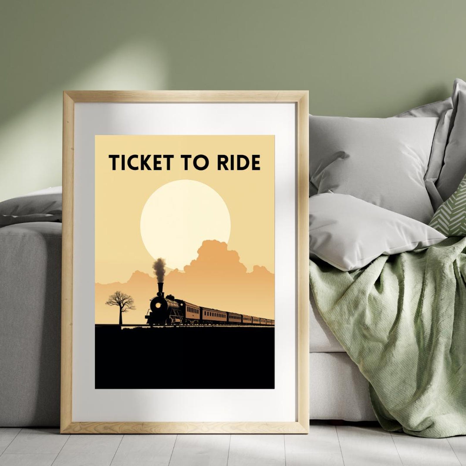 Ticket to Ride Board Game, Downloadable Print, Boardgame Poster, Family ...