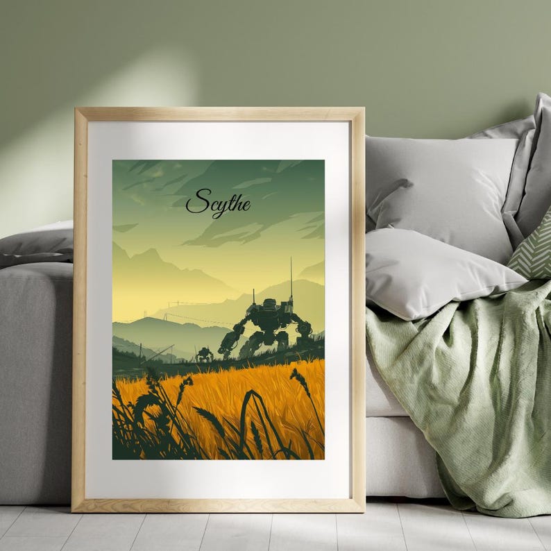 Scythe Board Game, Downloadable Print, Boardgame Poster, Family Board ...