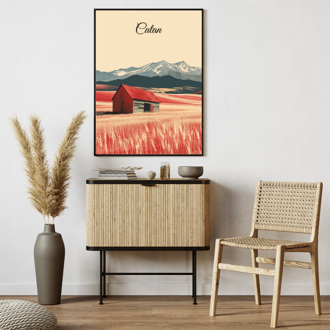 Catan Board Game, Downloadable Print, Boardgame Poster, Family Board ...