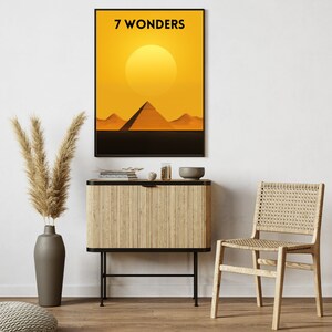 7 Wonders Board Game, Downloadable Print, Boardgame Poster, Family ...