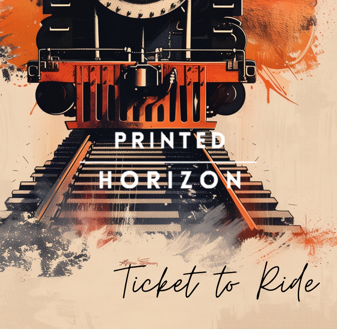 Ticket to Ride Board Game, Downloadable Print, Boardgame Poster, Family ...