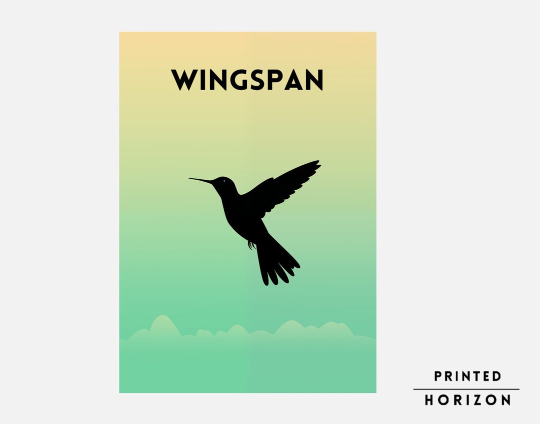 Wingspan Board Game Poster, Boardgame Print, Family Board Game, Bird ...